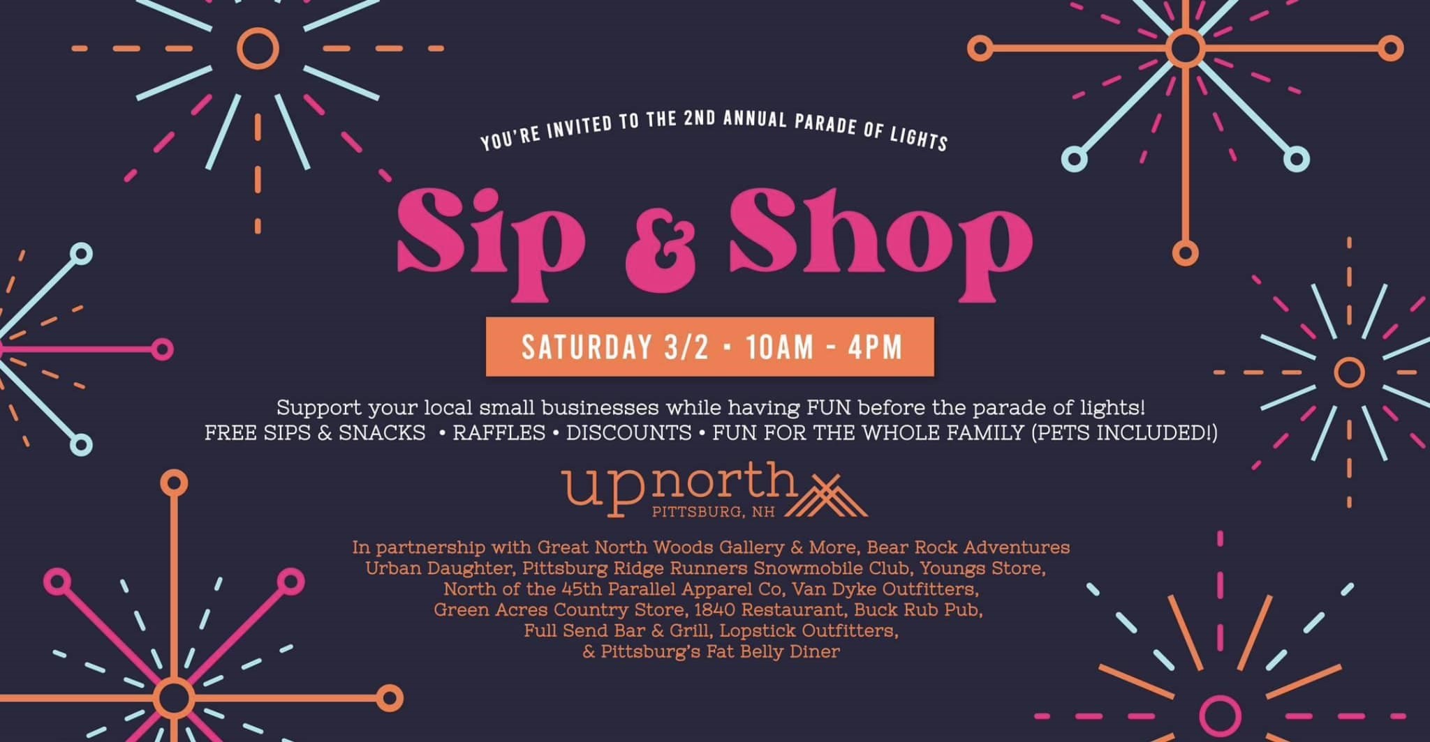 Sip & Shop at the Warming Hut this Saturday!! - Pittsburg Ridge Runners