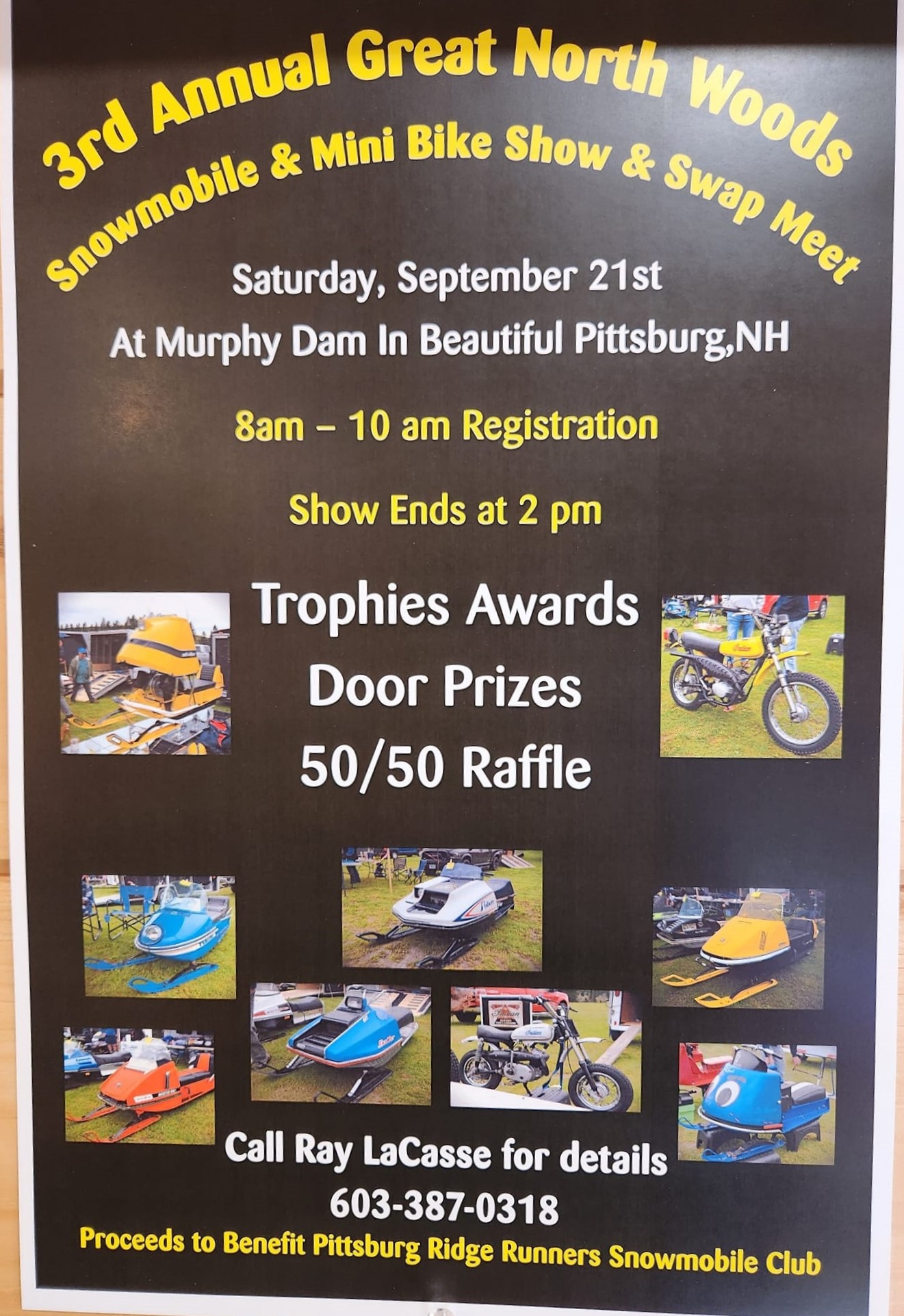 3rd Annual Great North Woods Snowmobile & Mini Bike Show & Swap Meet ...